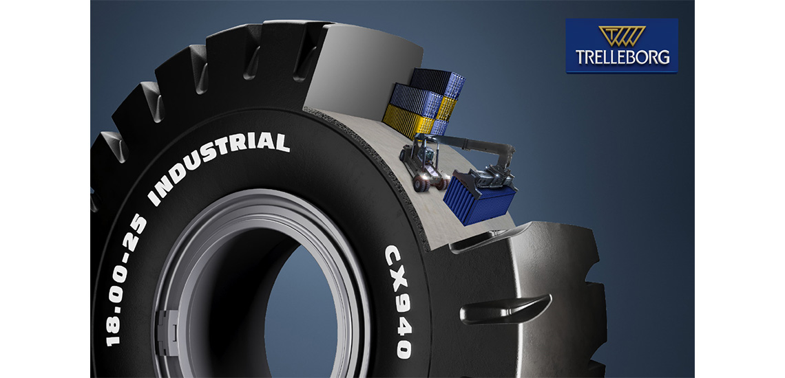 Trelleborg’s Newest CX940 Tyre Engineered to Port Operations