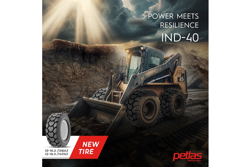Petlas Launches IND-40 Tyre for Skid Steers - Commercial Tyre Business
